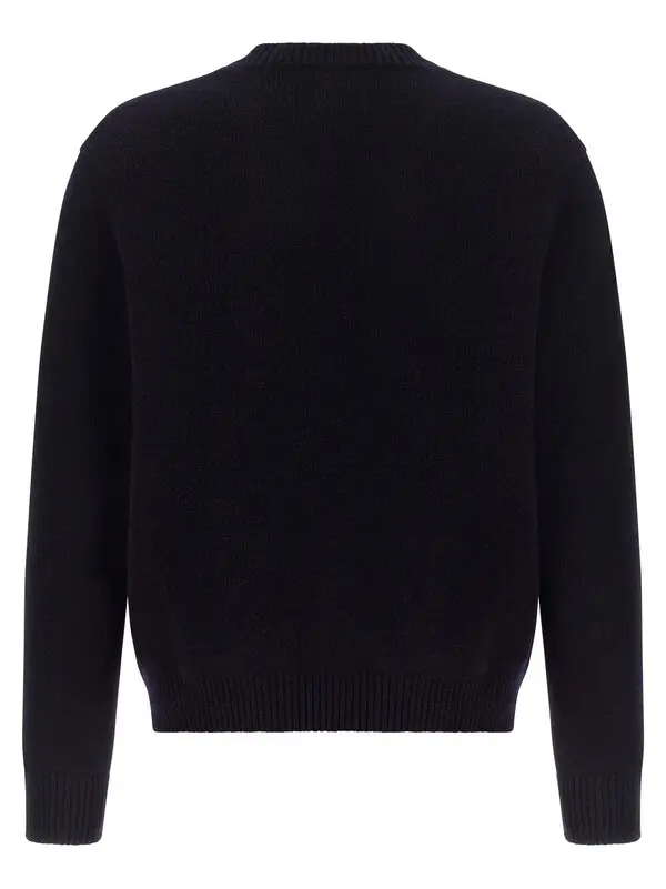 A.p.c. Edmond' Pure Wool Crew Neck Sweater - Blue