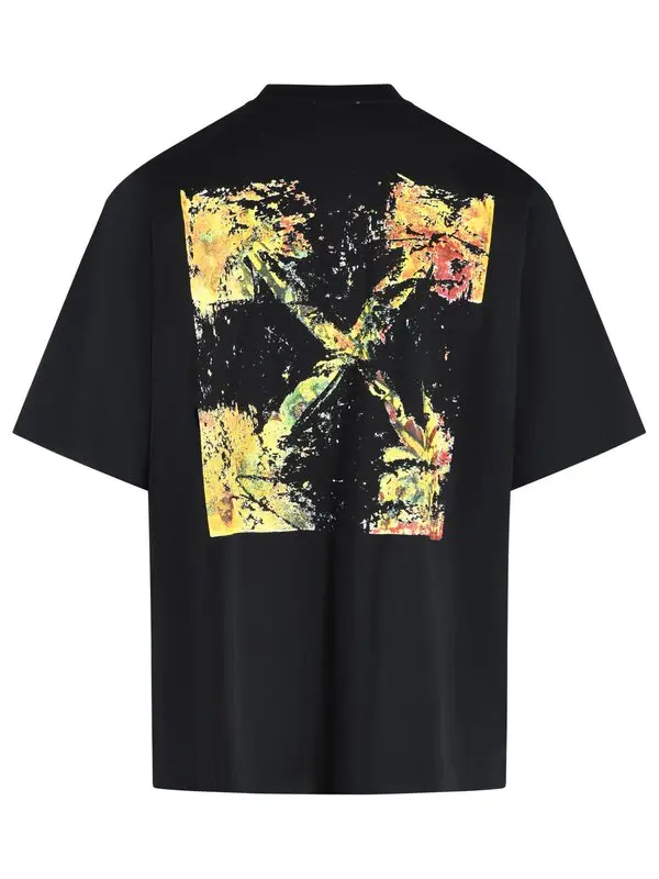 Off-White Spices Arrow' Cotton T-shirt - Black