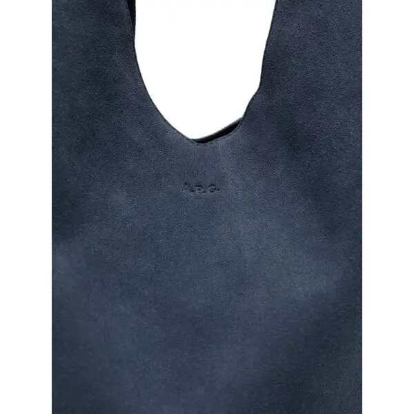 A.p.c. Suede Shoulder Bag - Blue