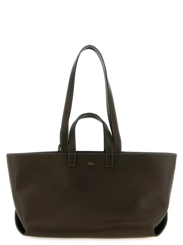 A.p.c. Le Drummer' Large Shopping Bag - Brown