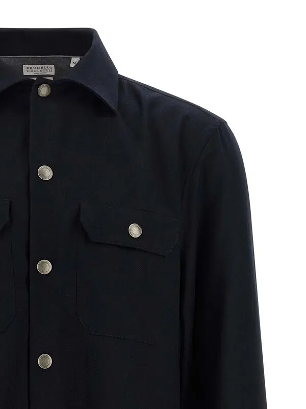 Brunello Cucinelli Flannel Overshirt