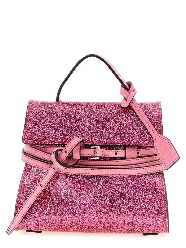 Moschino Tie Me Small Handbag - Pink