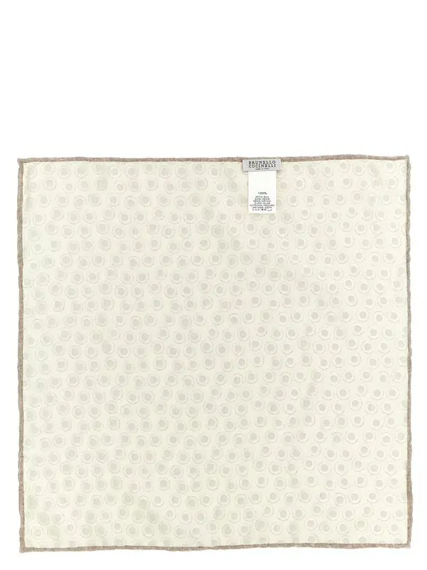 Brunello Cucinelli Polka Dot Pocket Clutch Bag