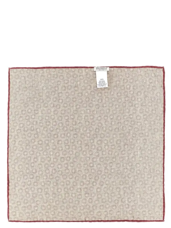 Brunello Cucinelli Polka Dot Pocket Clutch Bag - Multicolor