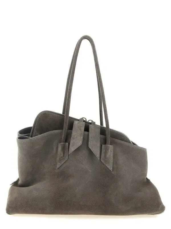 Attico La Passeggiata Medium Shoulder Bag - Gray