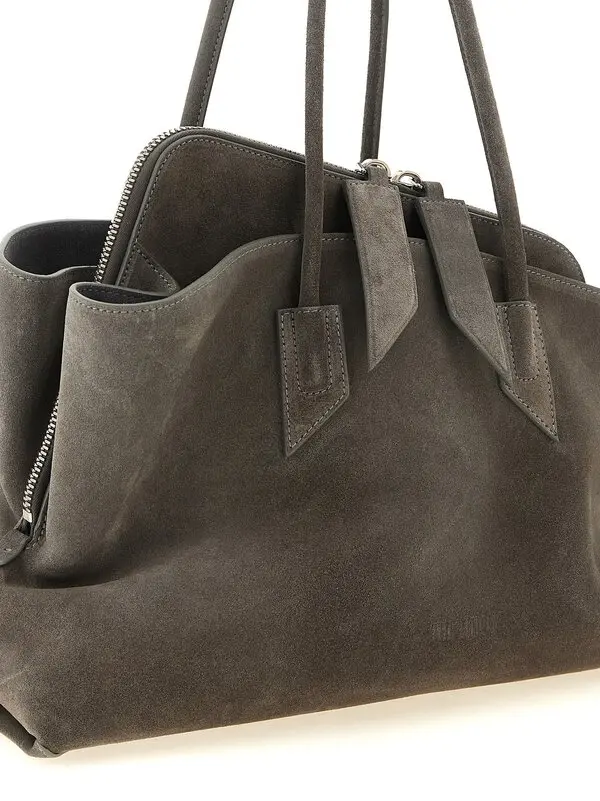 Attico La Passeggiata Medium Shoulder Bag - Gray