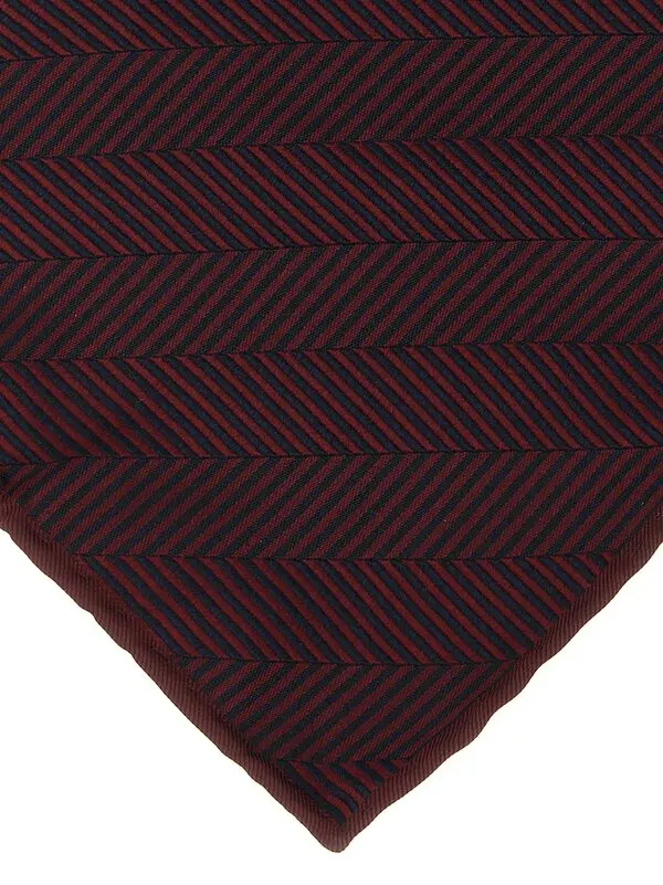 Brunello Cucinelli Chevron Pocket Clutch - Multicolor
