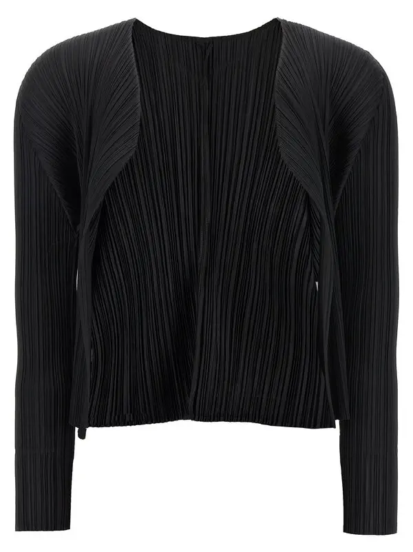 Issey Miyake Monthly Colors: June' Cardigan - Black