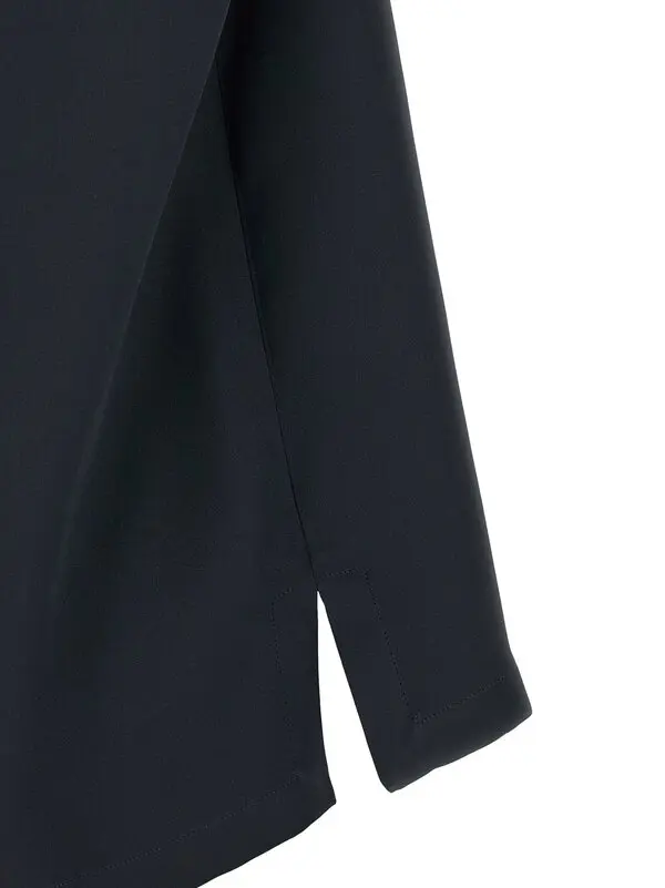 Max Mara Mxmpagano' Silk Crepe De Chine Blouse - Black