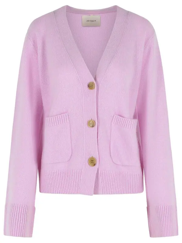 LISA YANG Cashmere And Silk Cardigan - Pink
