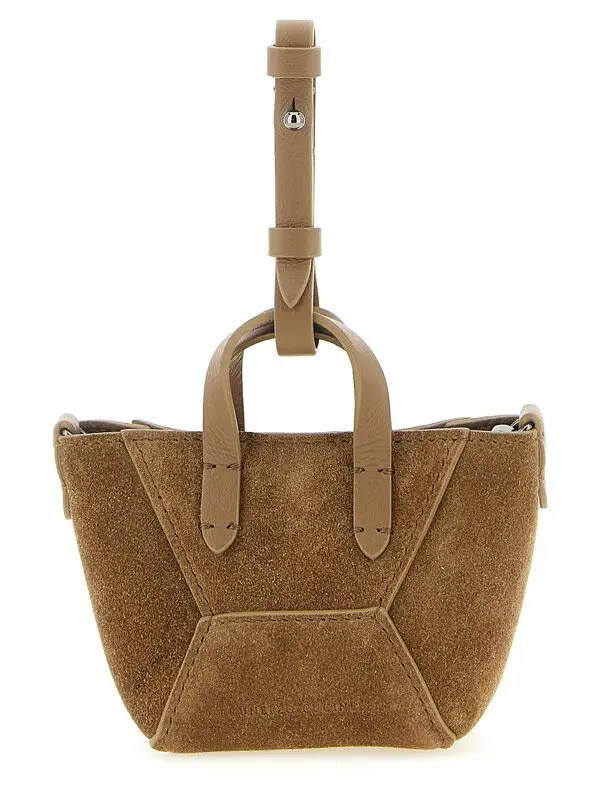 Brunello Cucinelli Micro 'bc Duo' Bag - Brown
