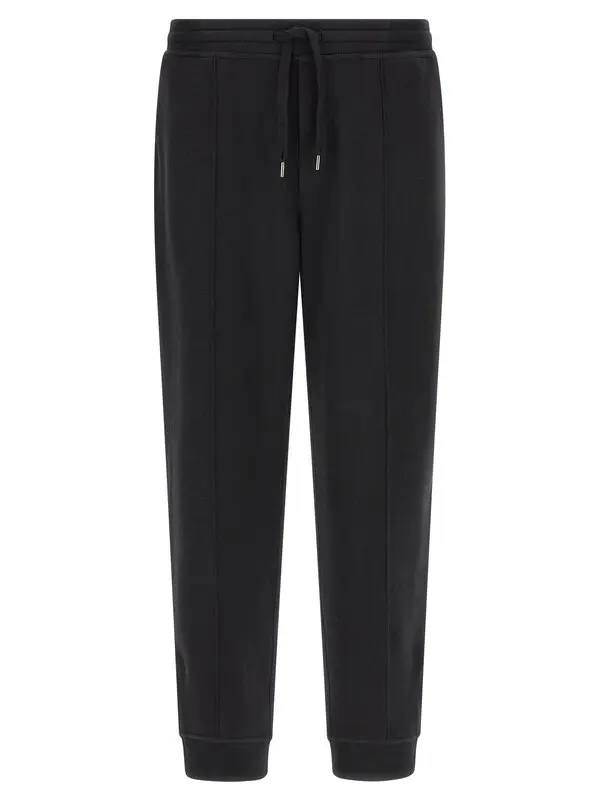 Brunello Cucinelli Cotton, Cashmere And Silk Joggers - Black