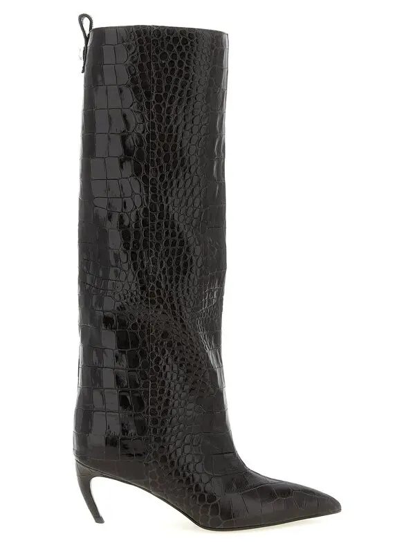 Attico Lea Knee-high Boots - Brown