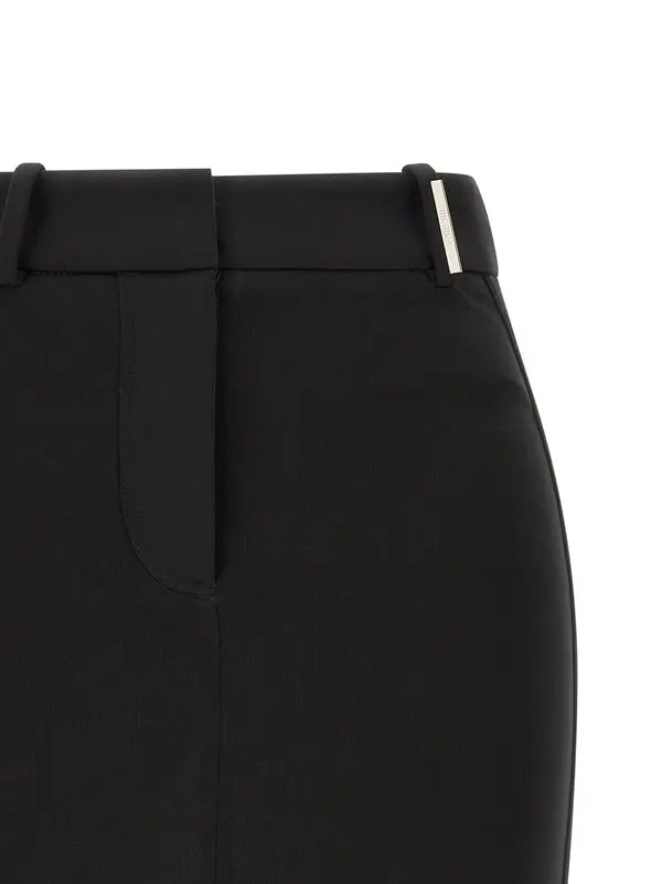 Attico Metal Plate Mini Skirt