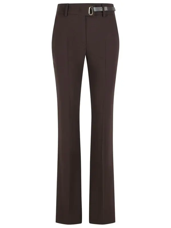 Sportmax Viscose Trousers - Brown