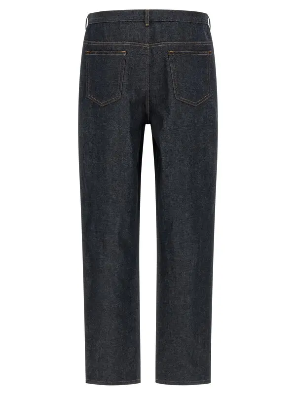 A.p.c. Fairfax" Low-rise Wide Leg Jeans In Japanese Denim - Blue