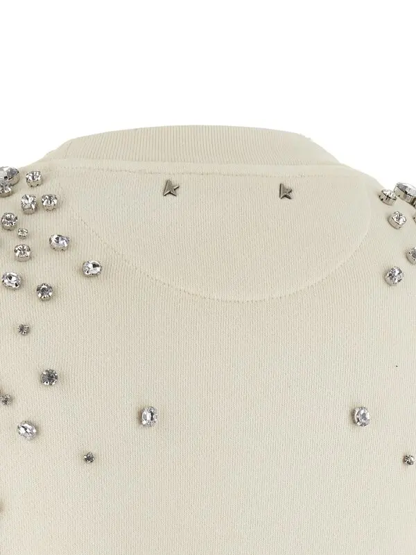 GOLDEN GOOSE Embellished Crystal Sweatshirt