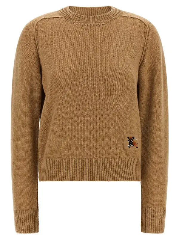 Burberry Janelle Wool And Cashmere Sweater - Brown