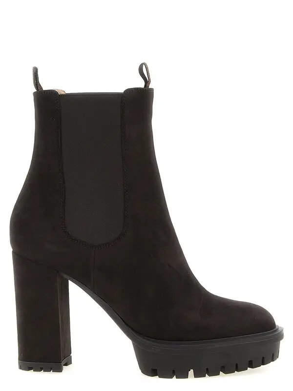 GIANVITO ROSSI Barry Ankle Boots - Brown