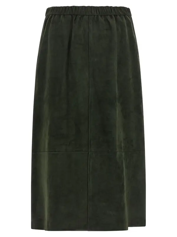 Max Mara Smmgazza Suede Skirt