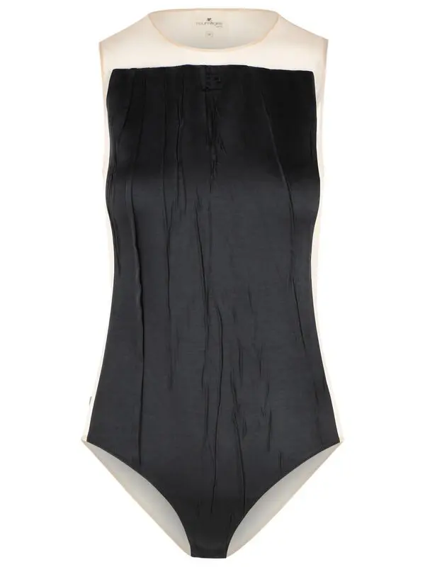 COURREGES Polyester Bodysuit - Black