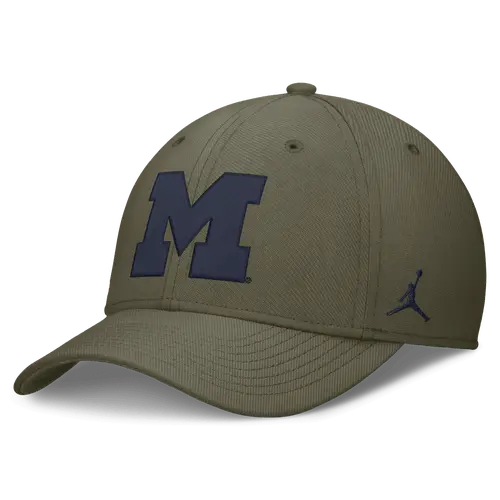 JORDAN BRAND Michigan Wolverines Primetime Swooshflex Dri-fit Hat