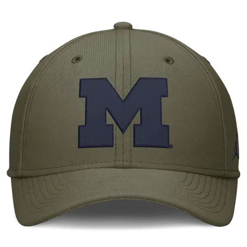 JORDAN BRAND Michigan Wolverines Primetime Swooshflex Dri-fit Hat