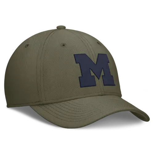 JORDAN BRAND Michigan Wolverines Primetime Swooshflex Dri-fit Hat