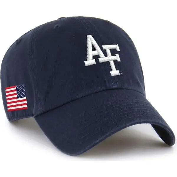 '47 Air Force Falcons Americana Heritage Clean Up Adjustable Hat - Navy