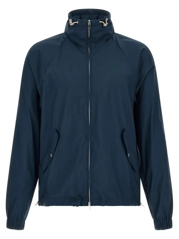Brunello Cucinelli Lightweight Nylon Zip-up Jacket - Blue