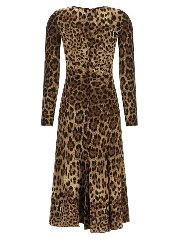 Dolce & Gabbana Animal Print Dress