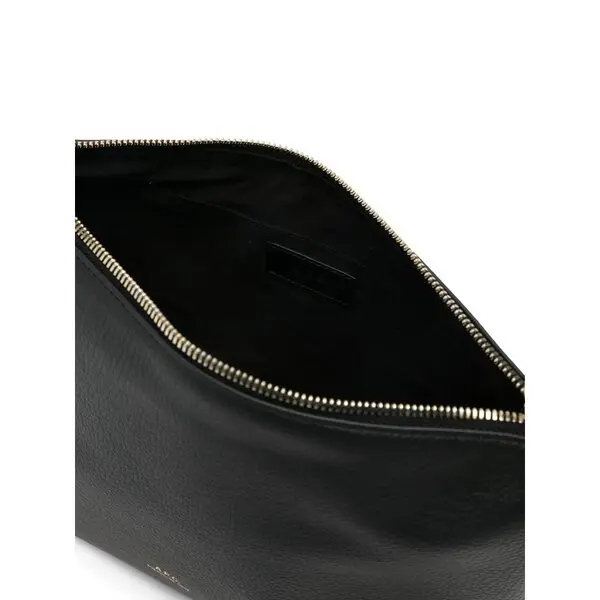 A.p.c. Leather Shoulder Bag - Black