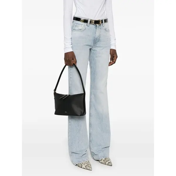 A.p.c. Leather Shoulder Bag - Black