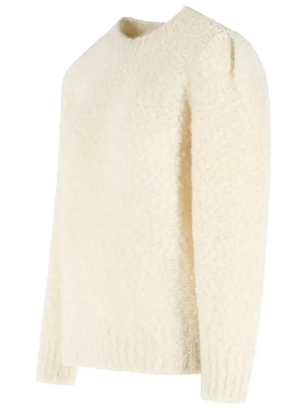 Isabel Marant Étoile Emma Virgin Wool Blend Crew Neck Sweater - Cream