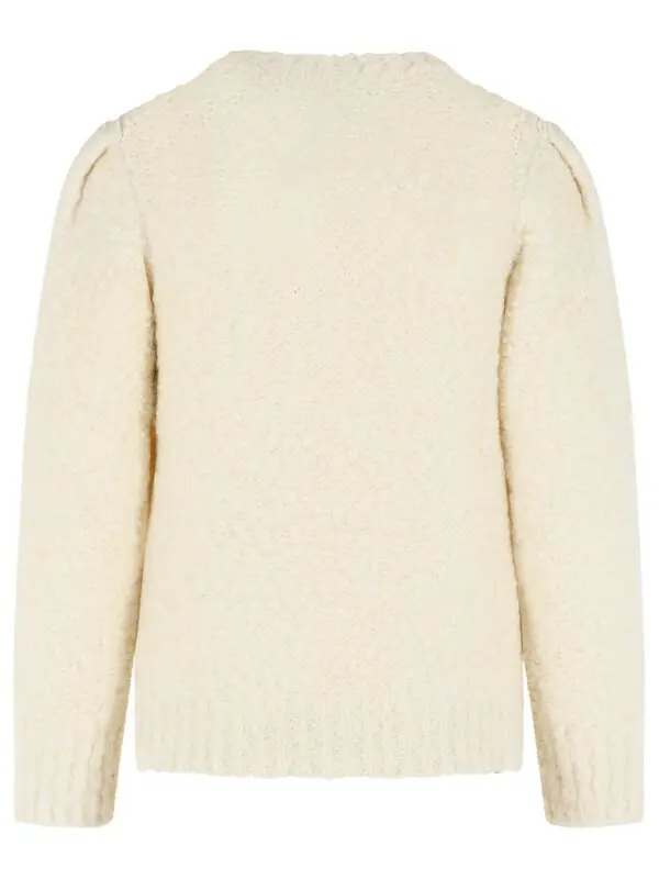 Isabel Marant Étoile Emma Virgin Wool Blend Crew Neck Sweater - Cream