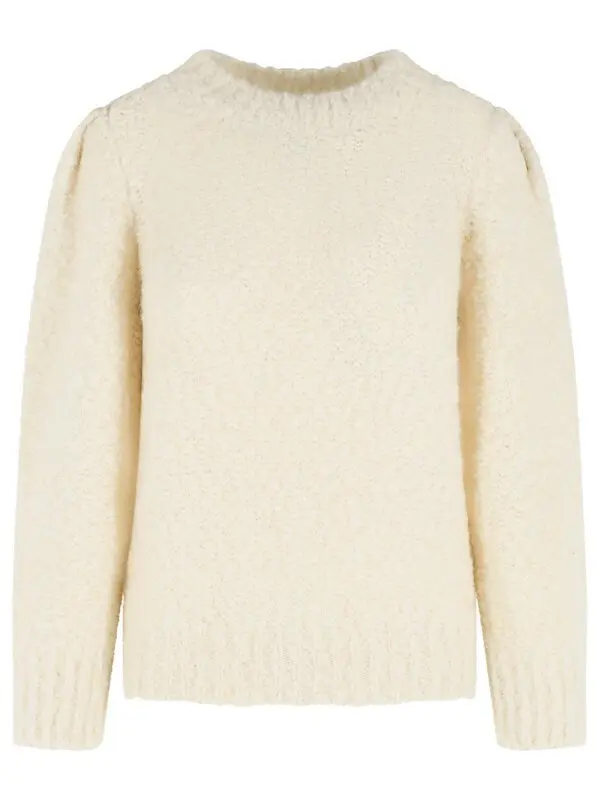 Isabel Marant Étoile Emma Virgin Wool Blend Crew Neck Sweater - Cream