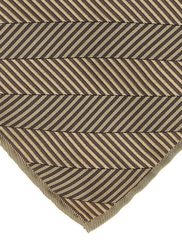 Brunello Cucinelli Chevron Pocket Clutch - Cream