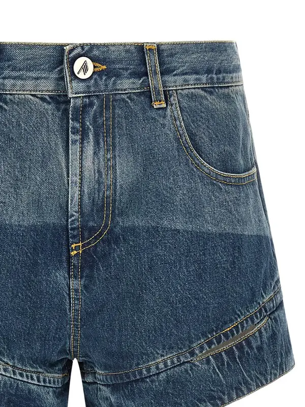 Attico Cut-out Shorts