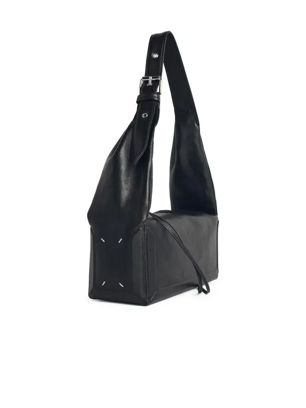 MAISON MARGIELA Sheepskin Box Bag - Black