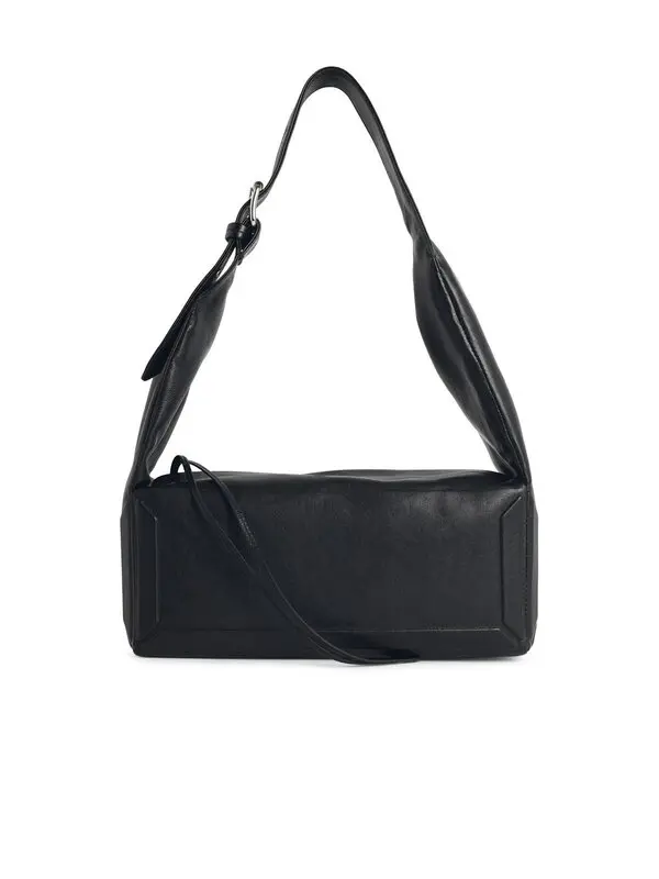 MAISON MARGIELA Sheepskin Box Bag - Black