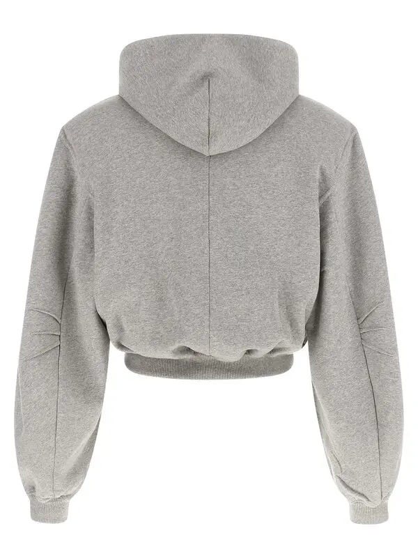 Attico Cropped Hoodie