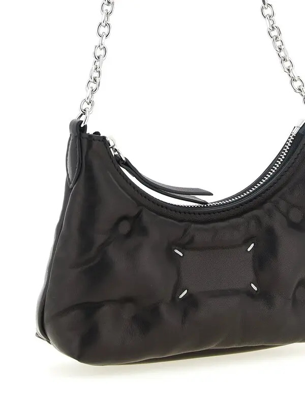 MAISON MARGIELA Glam Slam Hobo Micro Shoulder Bag - Black