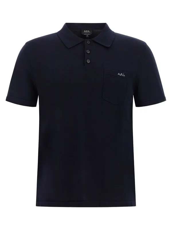 A.p.c. Gide' Polo Shirt - Blue