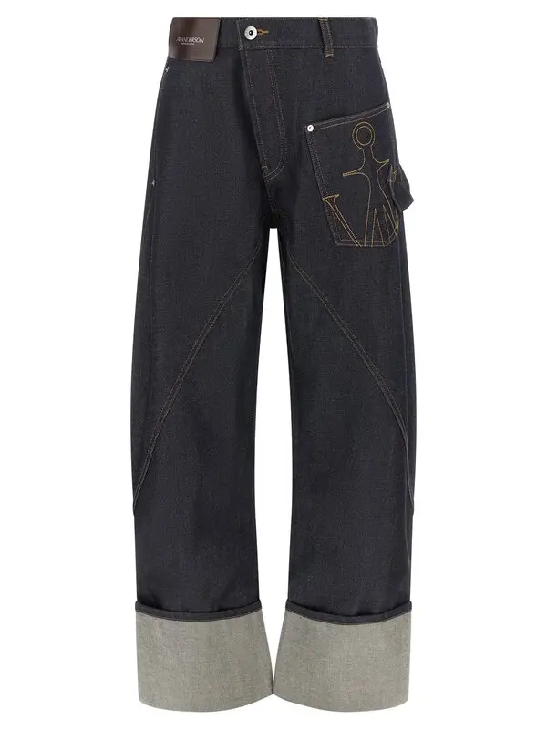 JW Anderson Twisted Workwear Jeans - Blue