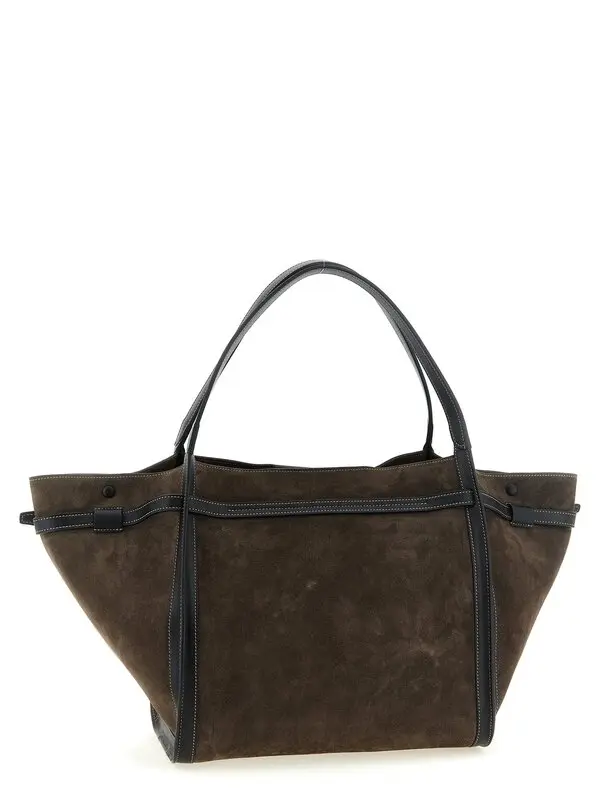 TOD'S Medium Tim Shopping Bag - Brown