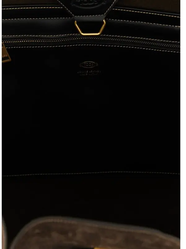 TOD'S Medium Tim Shopping Bag - Brown