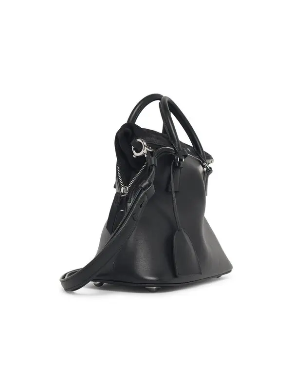 MAISON MARGIELA 5ac Soft Leather Mini Bag - Gray