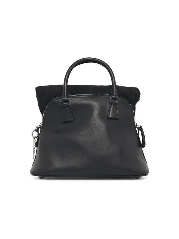 MAISON MARGIELA 5ac Soft Leather Mini Bag - Gray