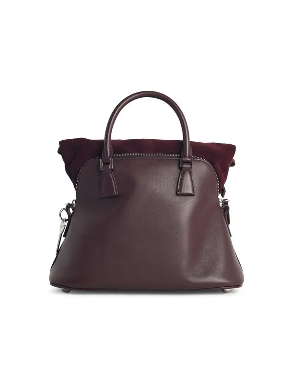 MAISON MARGIELA Burgundy Leather 5ac Soft' Mini Bag