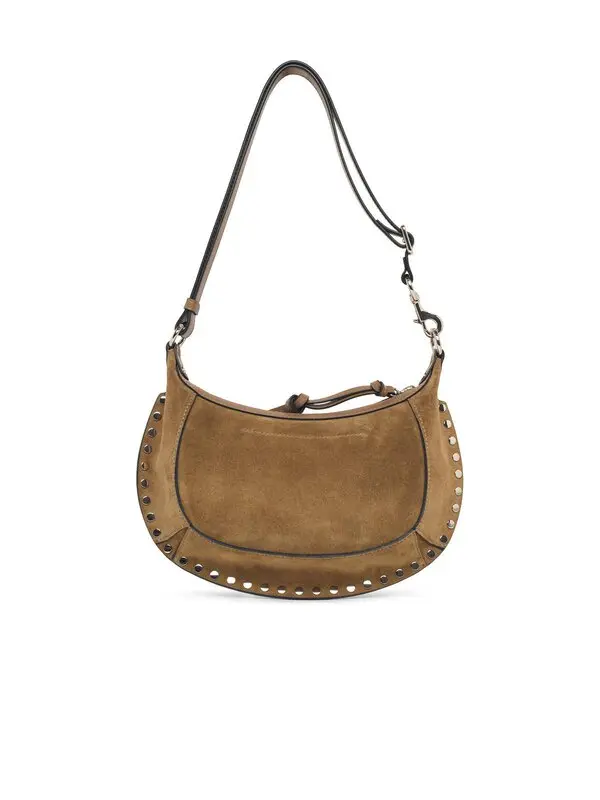 Isabel Marant Étoile Oskan Moon Suede Bag - Cream